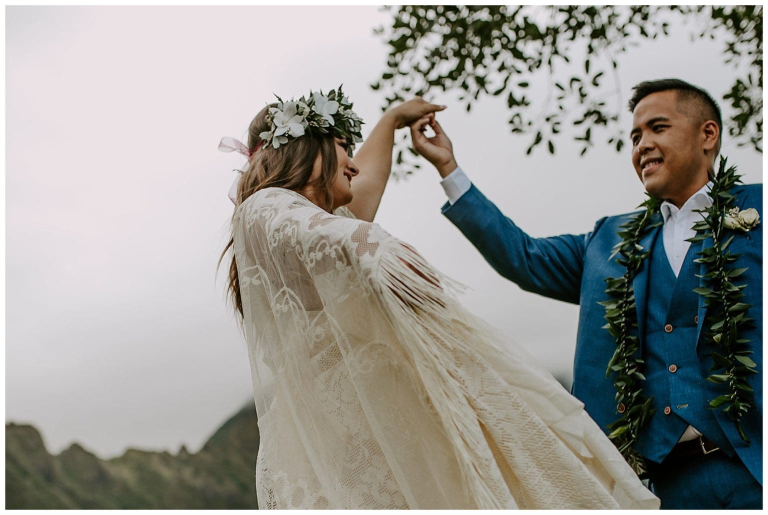Ho’omaluhia Botanical Garden Wedding | Becca & Joe | Oahu Elopement ...